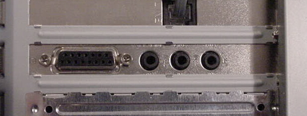 Soundcard Sockets